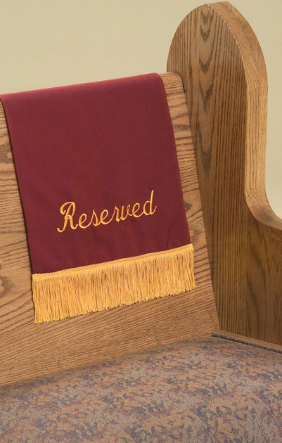 RESERVED Pew Marker